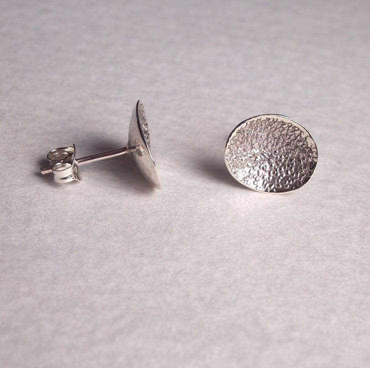 Silver Studs - Folksy