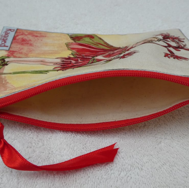 Flower Fairy Print Pixie Purse. R. Ragged Robin... - Folksy