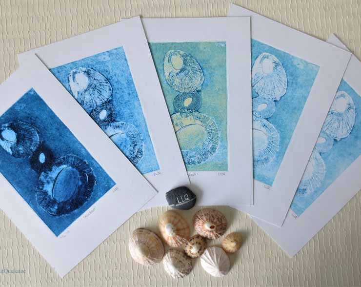 no.1 of 6 stacked limpet shells limited edition... - Folksy