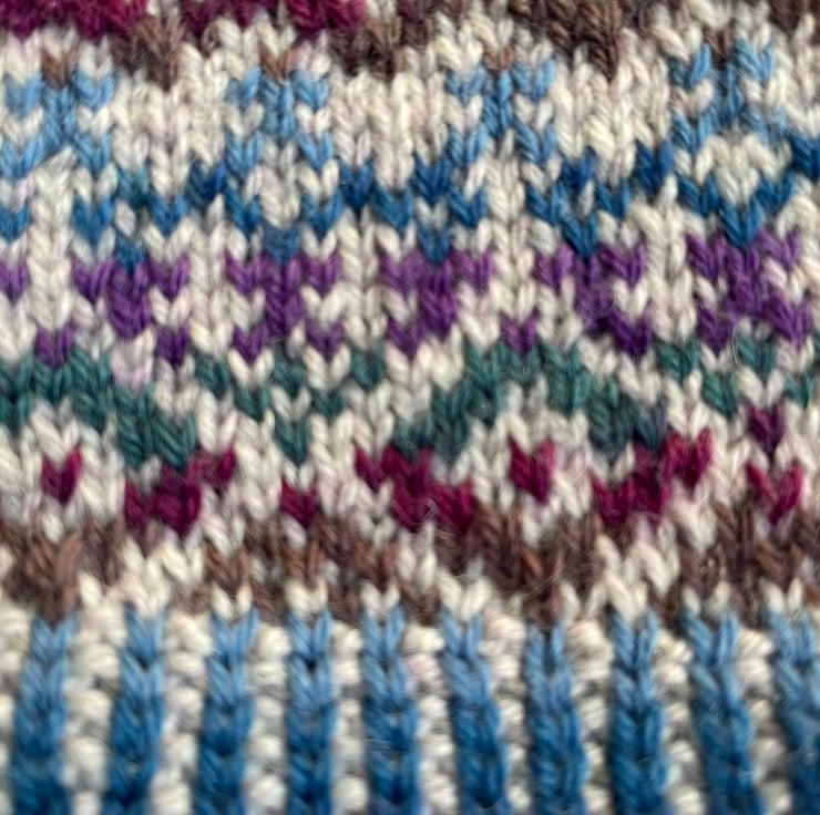 Jewel Fair Isle 1 Cowl Knitting Kit - in 4 ply ... - Folksy