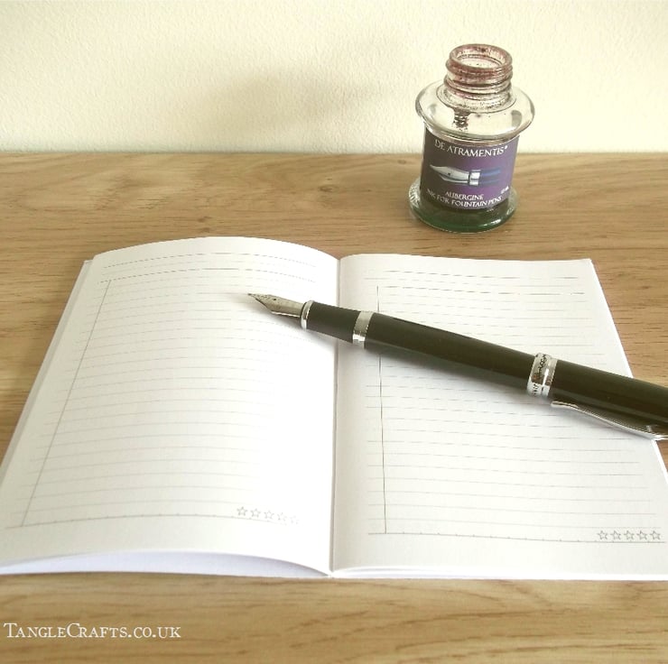 Postage Stamp Landscape Print Notebook Set - 3 ... - Folksy