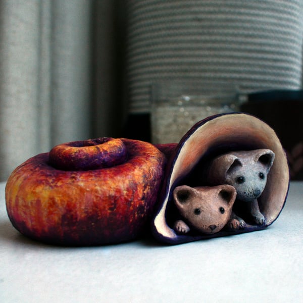 Animal sculpture and ceramics on Folksy