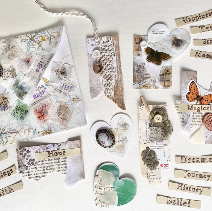 Handmade Scrapbooking, journaling mixed media e... - Folksy