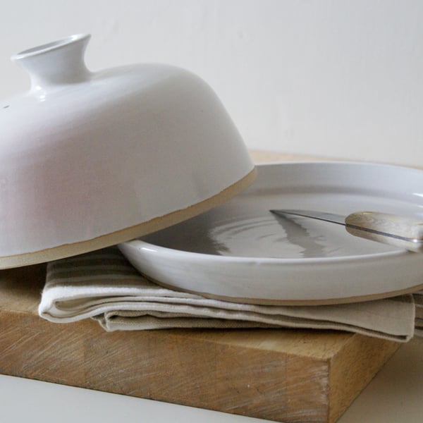 SECONDS SALE - Hand thrown cheese dish in brill... - Folksy