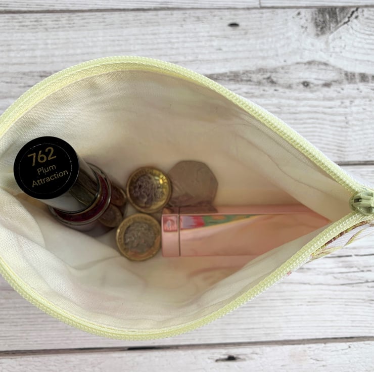 Large Purse, Coin Purse with Snail and Toadstools - Folksy