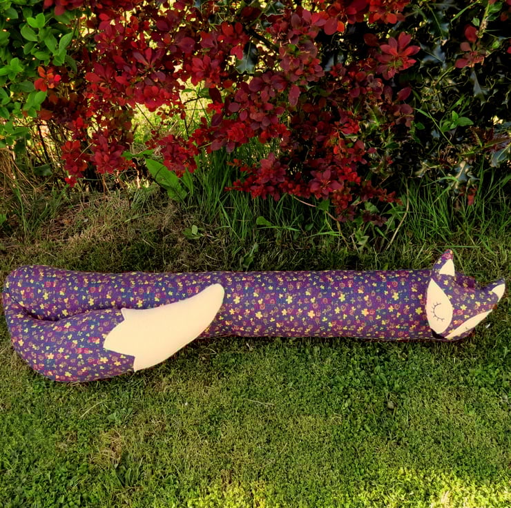 A fox draught excluder. 99cm in length. (39 i... - Folksy