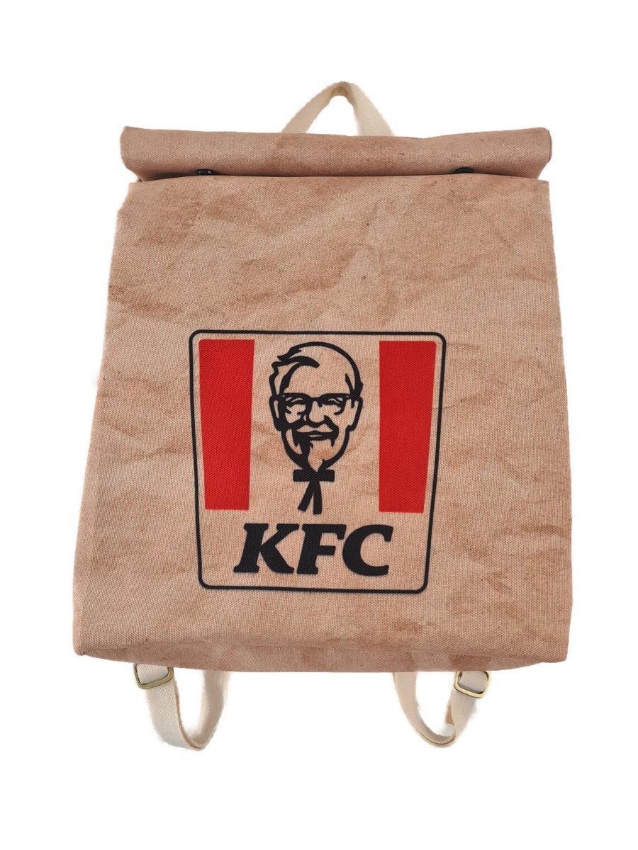 KFC Style Backpack - Waterproof Rucksack School... - Folksy