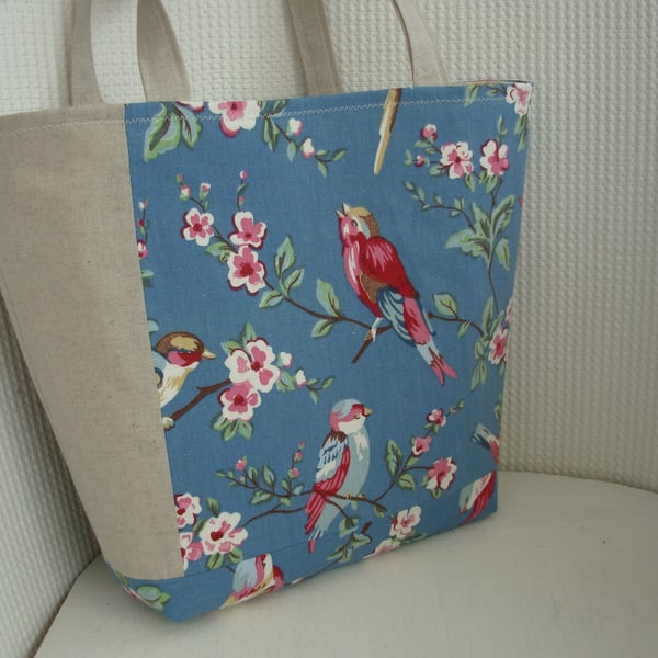 Tote Bag - Bucket Bag - Blue - Folksy