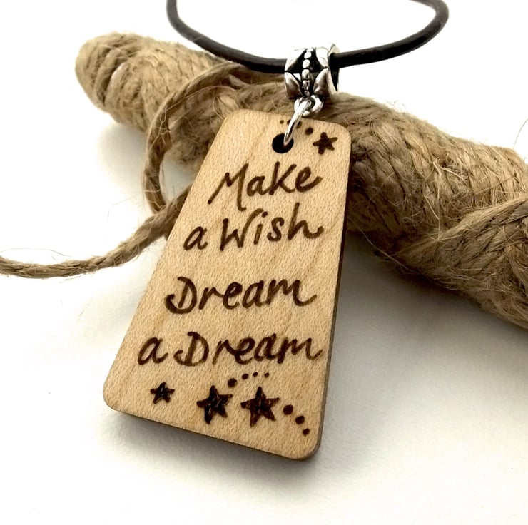 Make a wish, wooden dandelion clock pyrography ... - Folksy