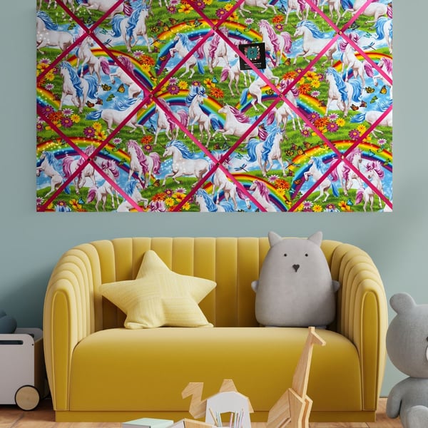 Handmade Bespoke Memo Notice Bulletin Board Wit... - Folksy