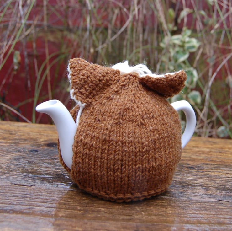 knitted tea cosy, Alpaca face Tea cosy - to fit... - Folksy