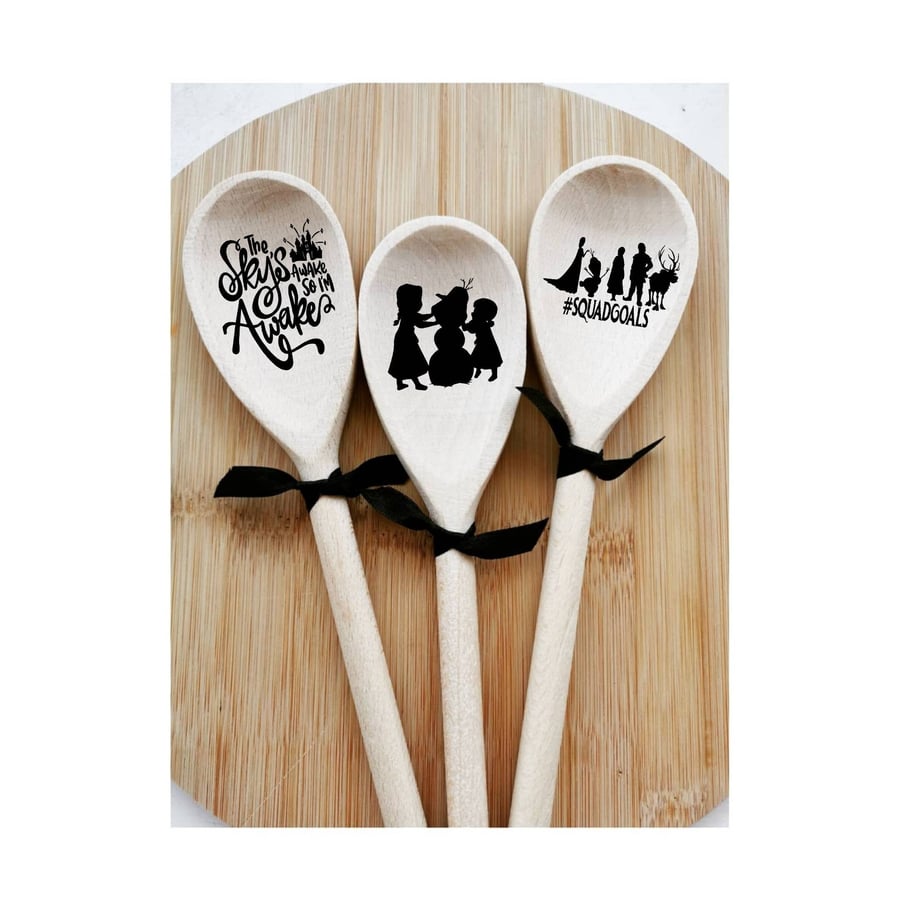Set of 3 Anna And Elsa Frozen Disney Utensil Se... - Folksy