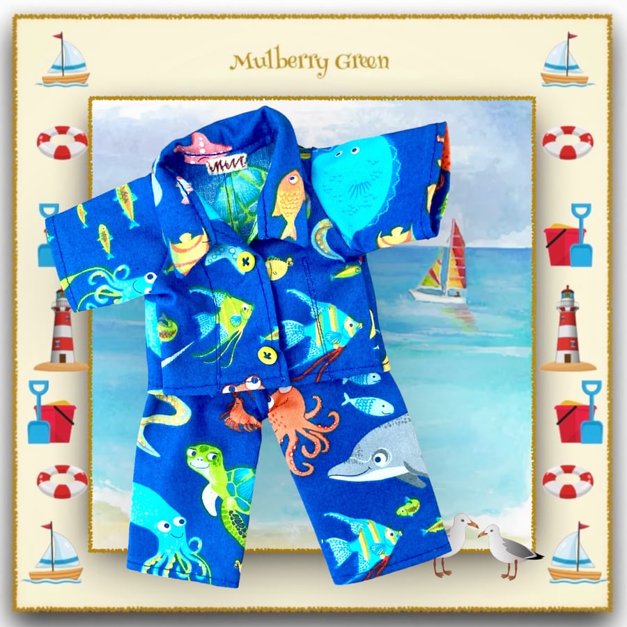 Sea Life Pyjamas - Folksy