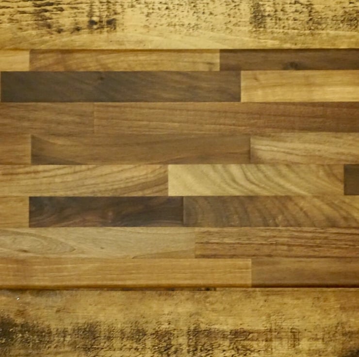 Thick English Made Walnut Cutting Board Block L... - Folksy