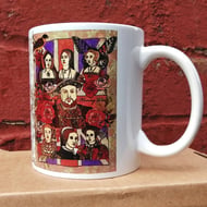 Henry VIII mug featuring his six wives. Ceramic... - Folksy