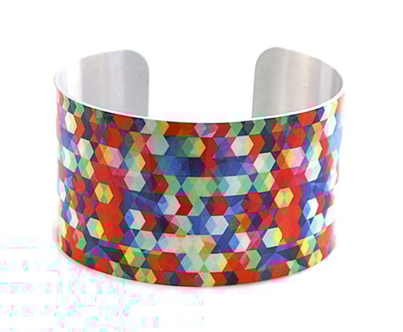 SALE, Cuff bracelet, geometric women's jeweller... - Folksy