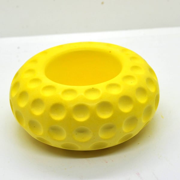 aquacast jesmonite three round candle holders y... - Folksy