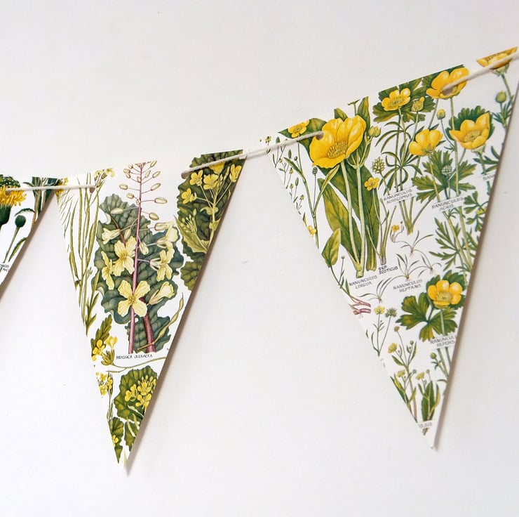 Botanical Bunting - Folksy