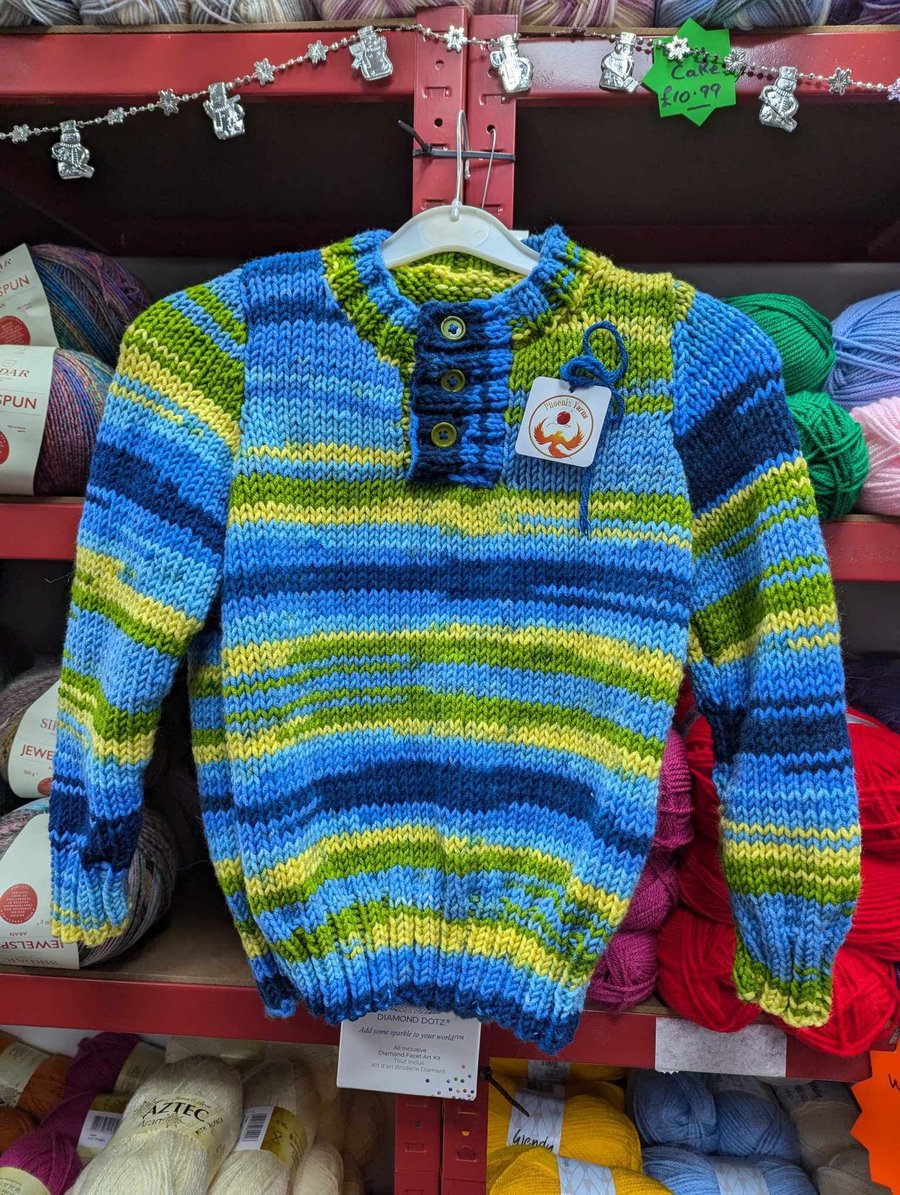 Boys Front opening jumper - Folksy