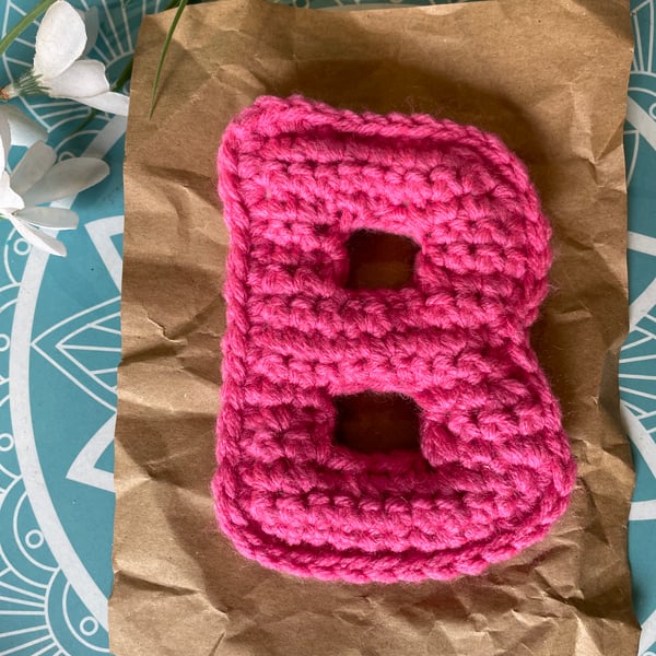 Crochet Alphabet Letter - B - Folksy