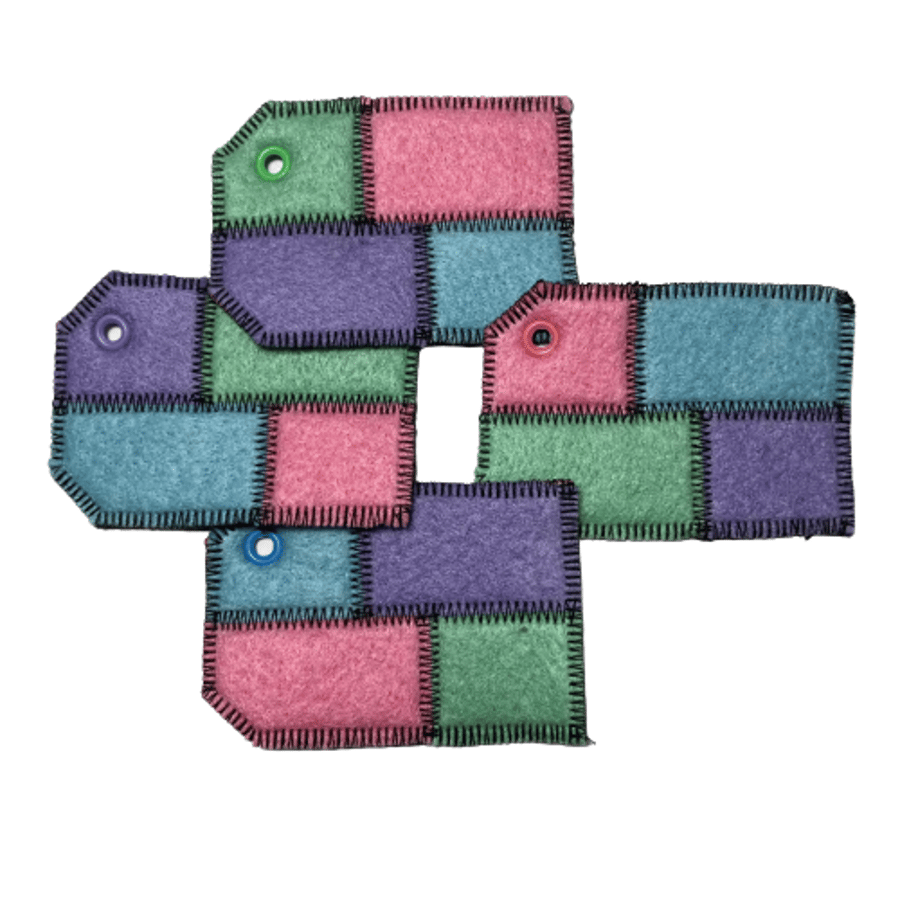 Luggage identification tags, pastel colours - s... - Folksy