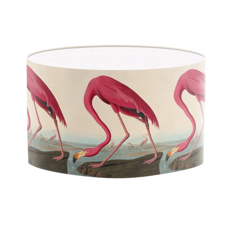 Fine Art Lampshade, Flamingo Lamp shade, Fine A... - Folksy