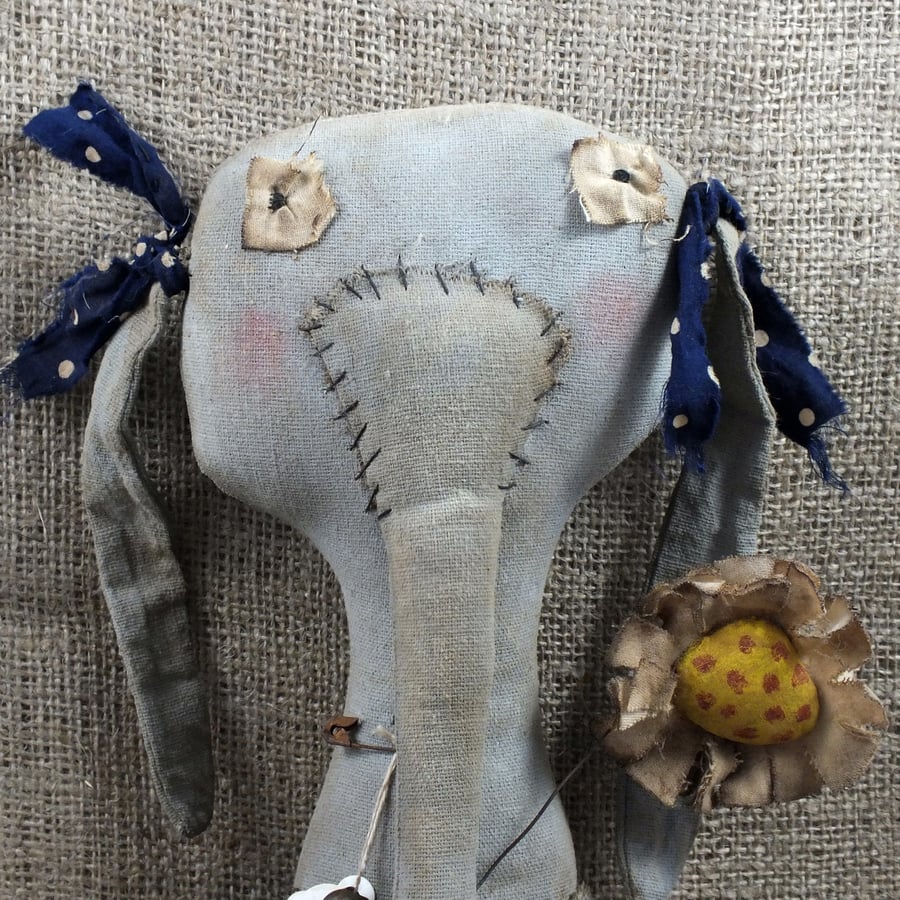 Primitive Elephant - Folksy