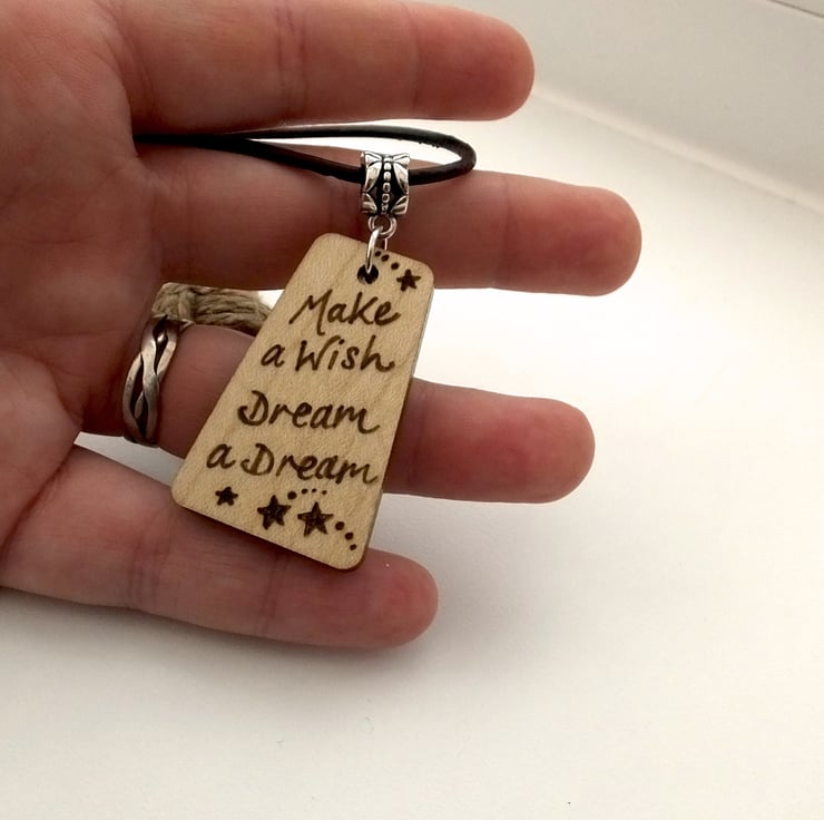 Make a wish, wooden dandelion clock pyrography ... - Folksy