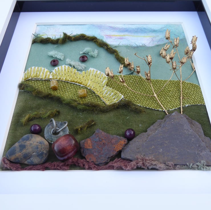 Rural Countryside Landscape with tree and hills... - Folksy