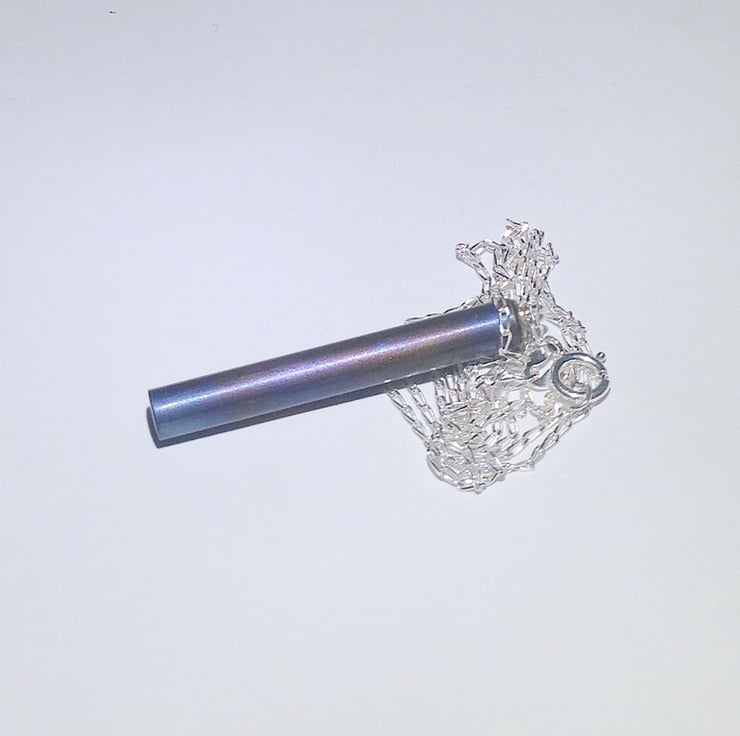 Handmade Coloured Titanium Pendant Necklace - ... - Folksy