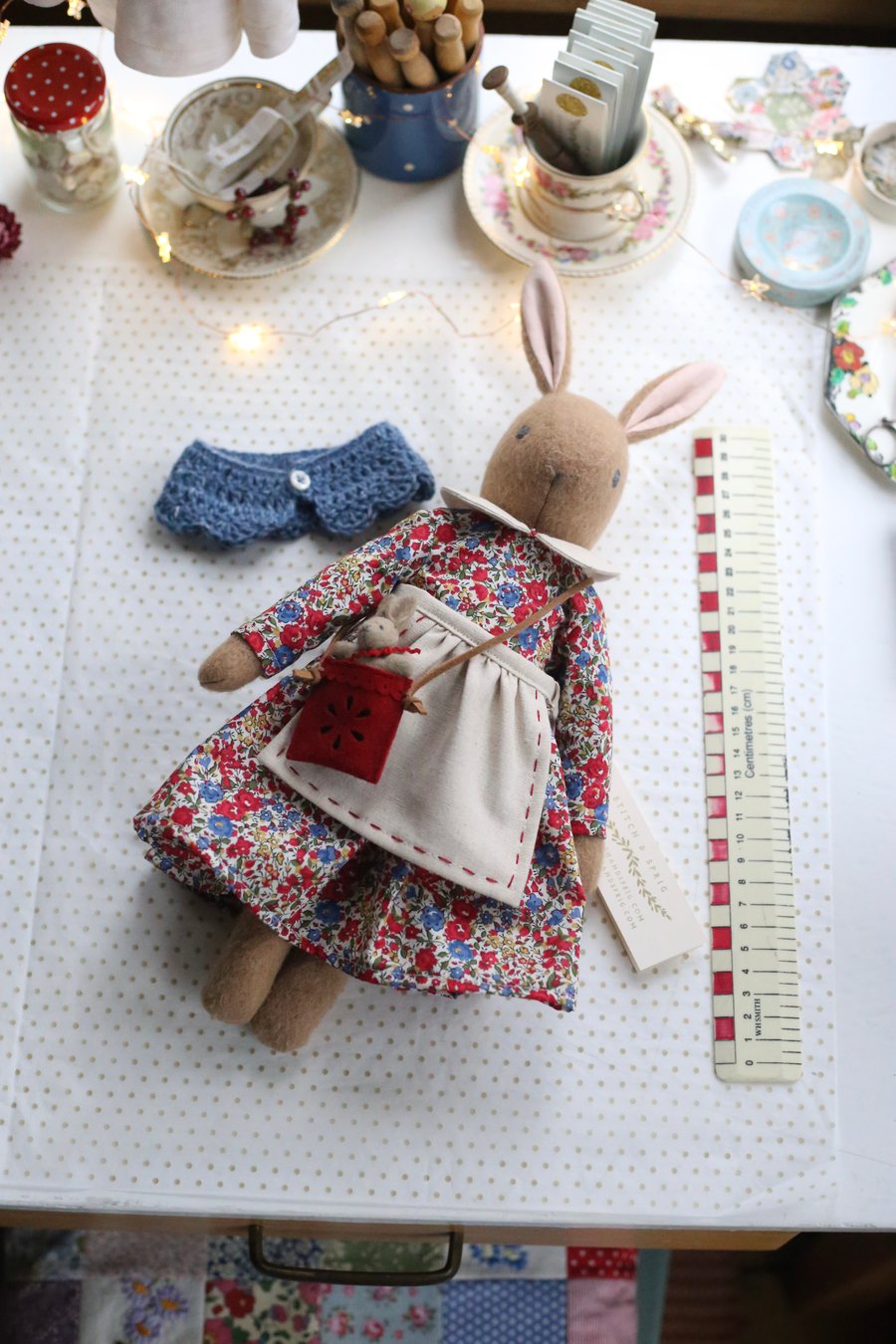 Heirloom Liberty Bunny Reserved for Rumaysa - Folksy