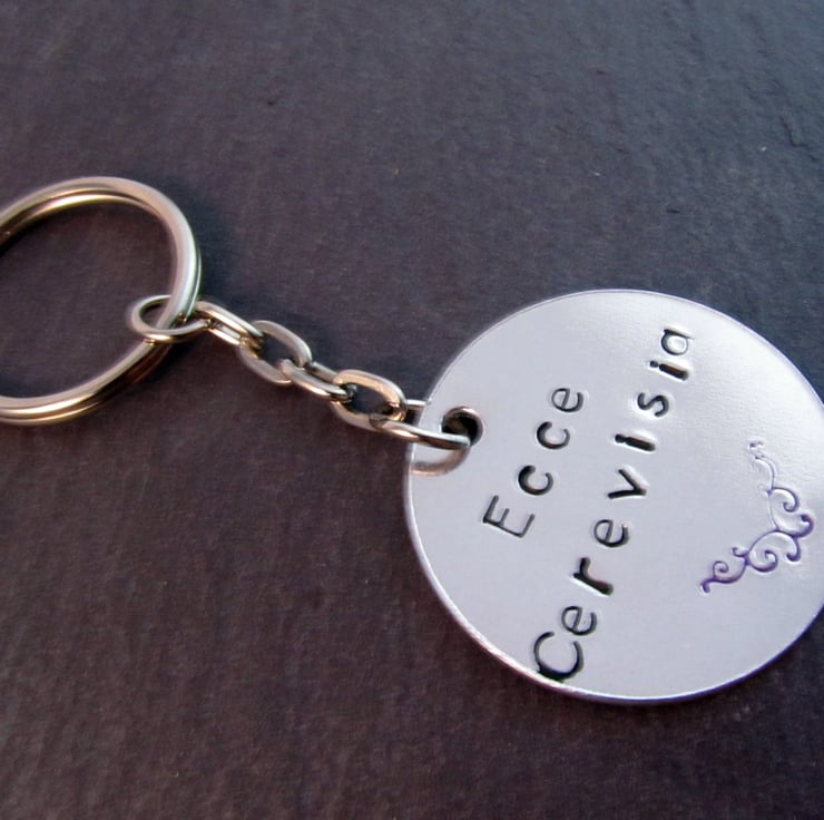 Beer Keyring, Robert Rankin Keyring - Folksy