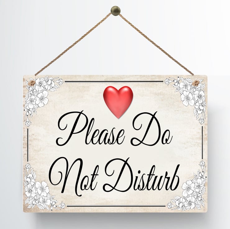 Beautiful Handmade Metal Chic Please Do Not Dis... - Folksy