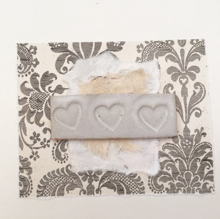 Bespoke hand made greeting card, ceramic card, - Folksy