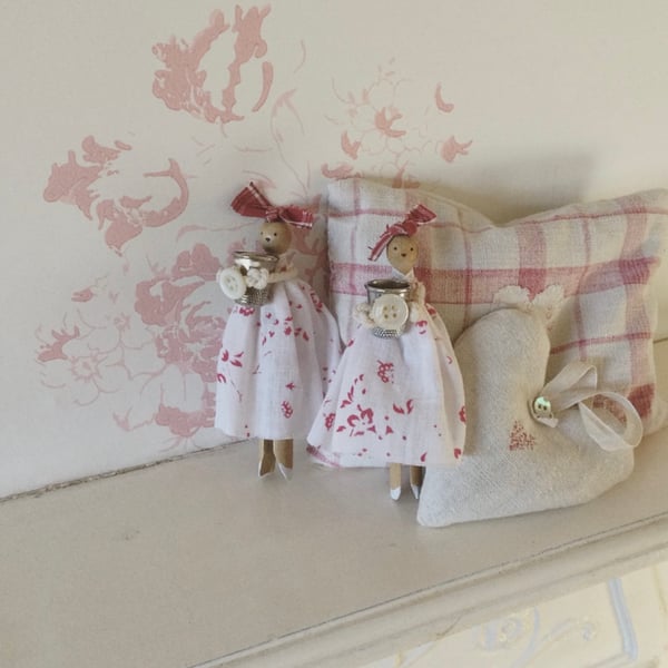 Thimble Peg Doll - Folksy