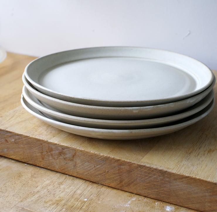 Made to order - A set of four custom dinner pla... - Folksy