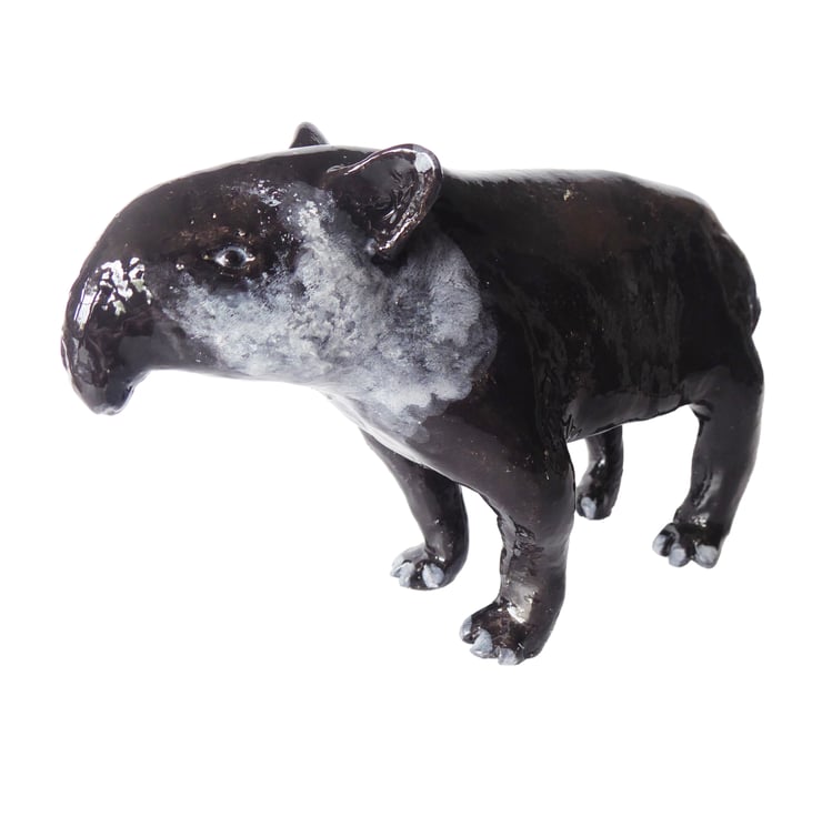 Tapir Ceramic Ornament - Hand Built - Folksy