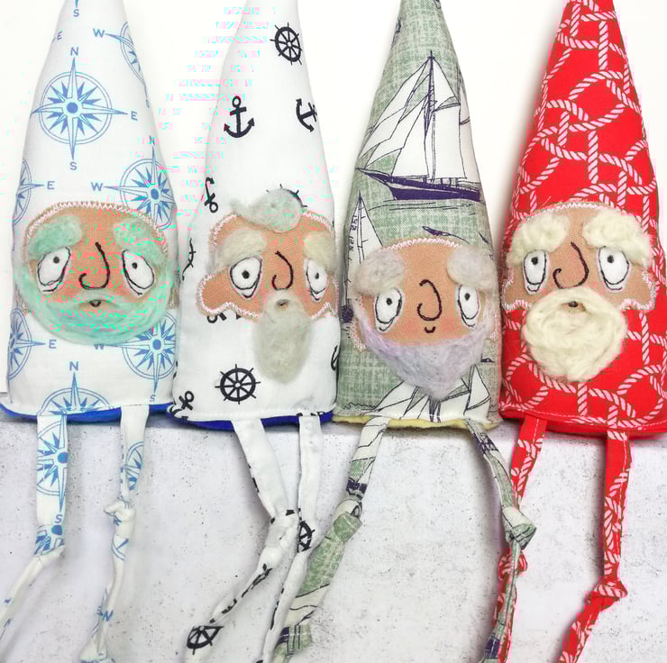 Nautical Gnome, Columbus with Blue Beard & ... - Folksy