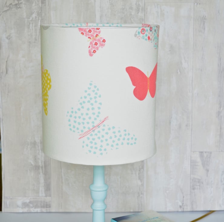 Pastel lampshade, butterfly lampshade, butterfl... - Folksy