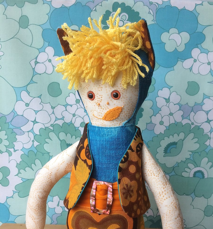 KRIS KITTYKAT A Forest Friend Cat Kitten BOY Ra... - Folksy