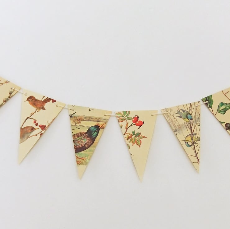 Autumn and Winter Bunting - Folksy