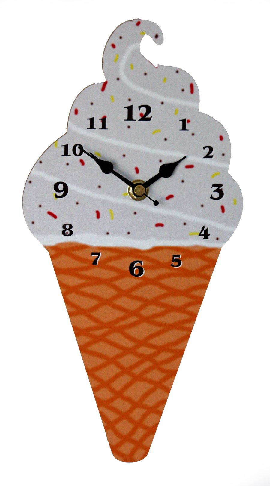 Ice Cream Cone Wall Clock - Folksy
