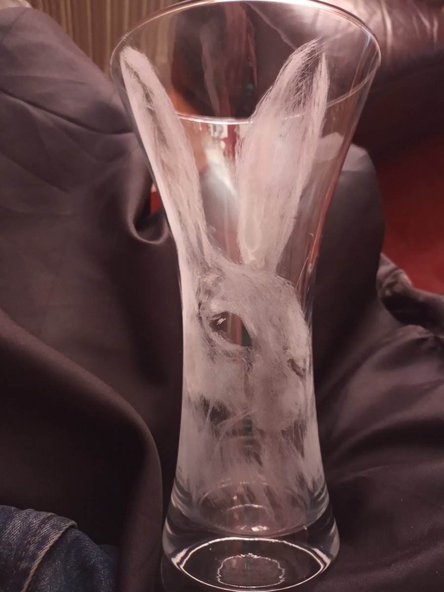 Hare in grass - Folksy