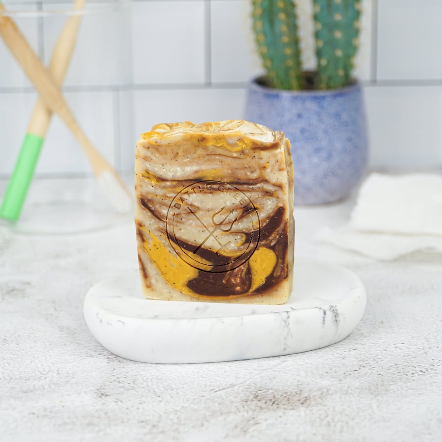 Citrus Scrub Natural Soap Slice - Folksy