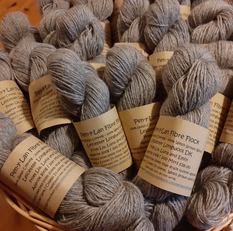 Leicester Longwool DK Woollen Yarn - Folksy