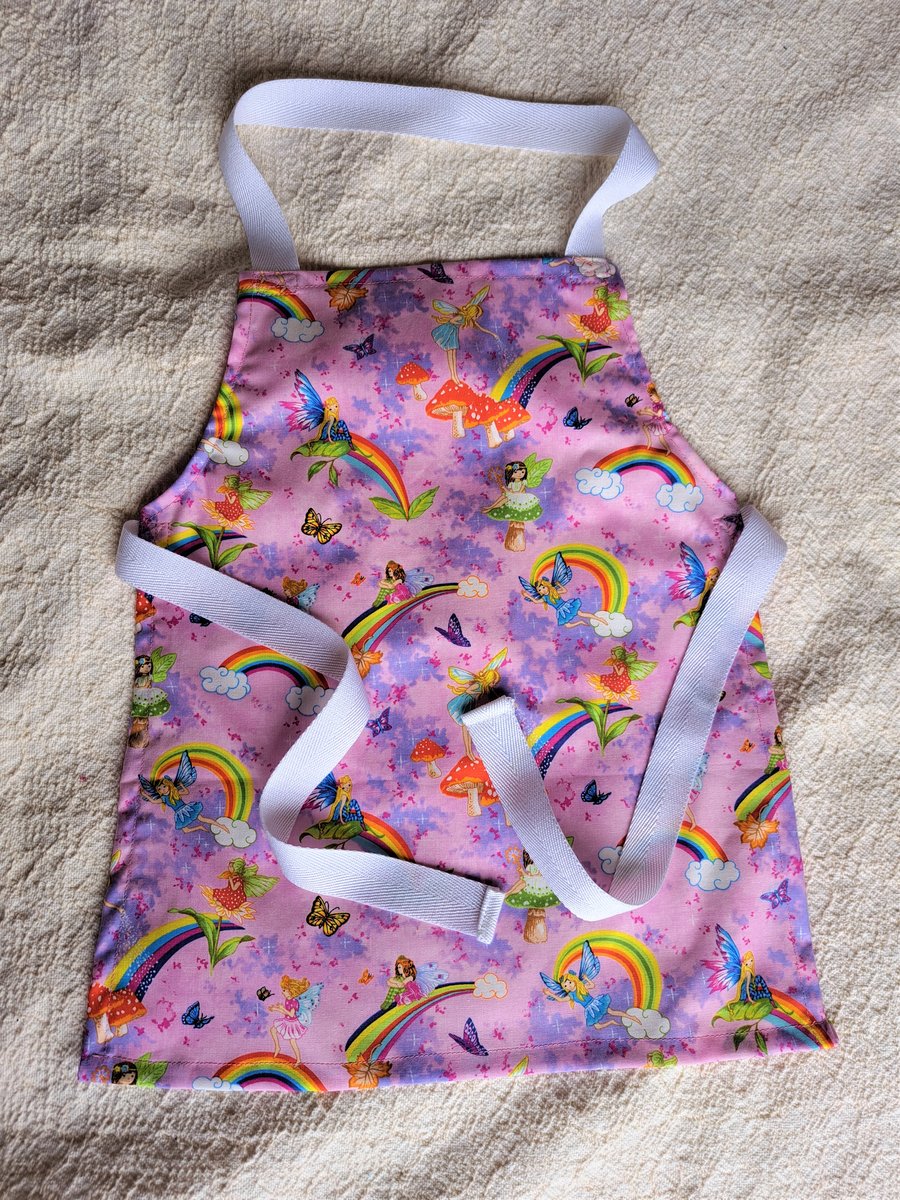 Fairy Apron, age 2-6 years, hand made - Folksy