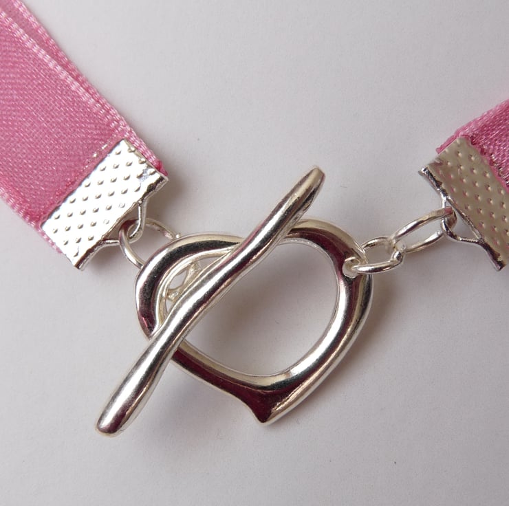 Multi Agate 3 Rosary Link Drop Ribbon Necklace - Folksy