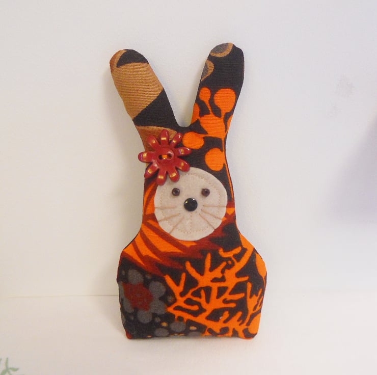 SALE Retro Lavender Rabbits - Folksy