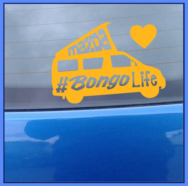 Mazda Bongo Van Life Car Van Sticker Decal Bum... - Folksy