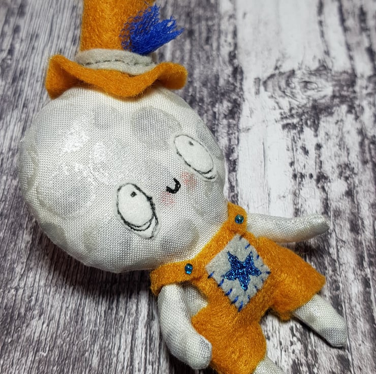 Miniature Moon Doll, Copernicus - Folksy